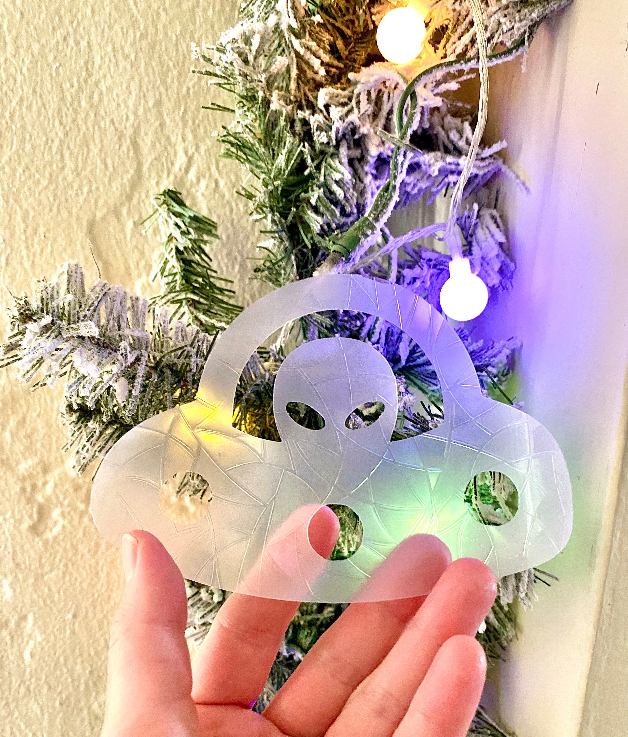 Alien Suncatcher Cling Window Sticker Decal Film Rainbow Vinyl - Etsy