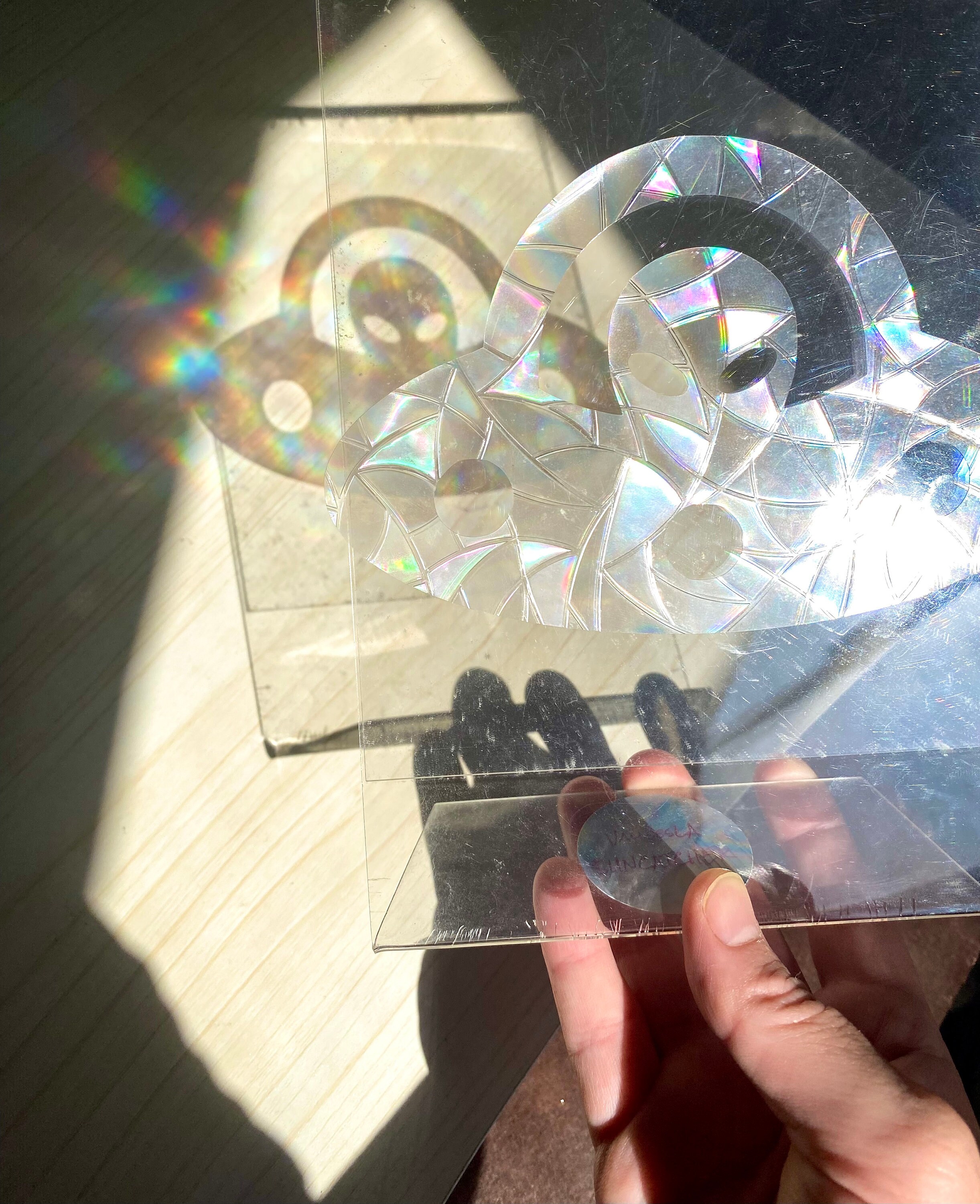 Alien Suncatcher Cling Window Sticker Decal Film Rainbow Vinyl - Etsy