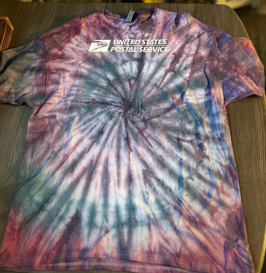USPS Tie Dye Shirt - Etsy