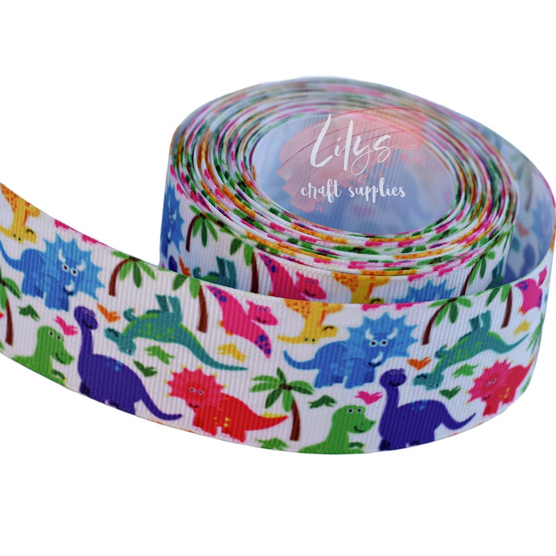 Dinosaur Ribbon - Etsy