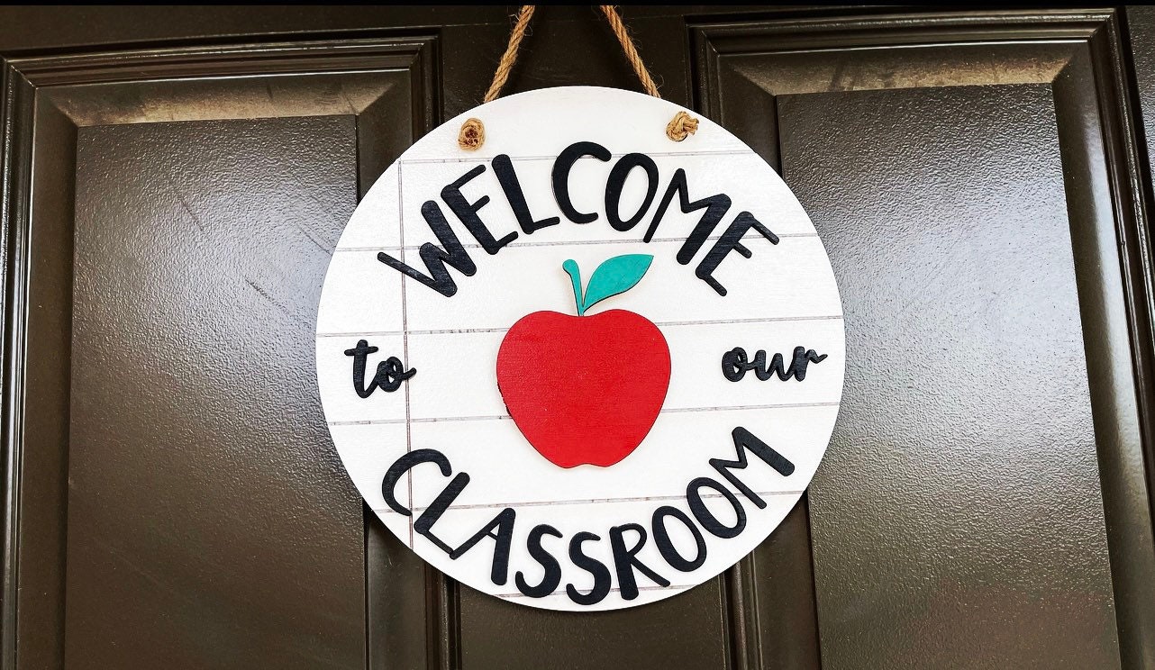 Welcome to Our School Sign - Etsy