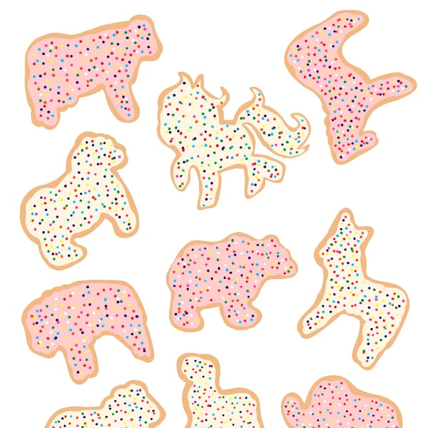 Animal Cookies - Etsy