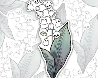 Lily of the Valley Sticker Sheet Cute and Kawaii Floral Deco Stickers ...