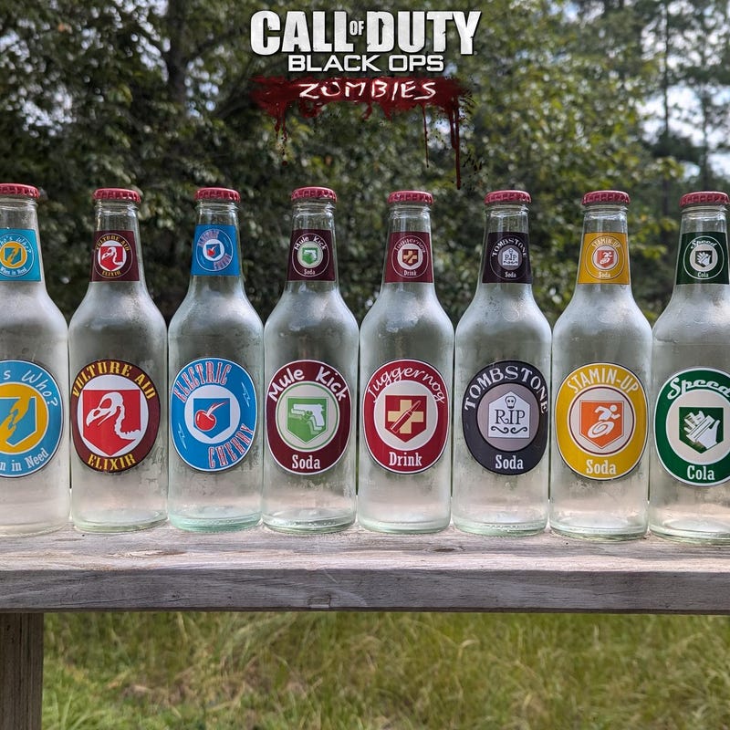 Call of Duty Perk Bottles - Etsy