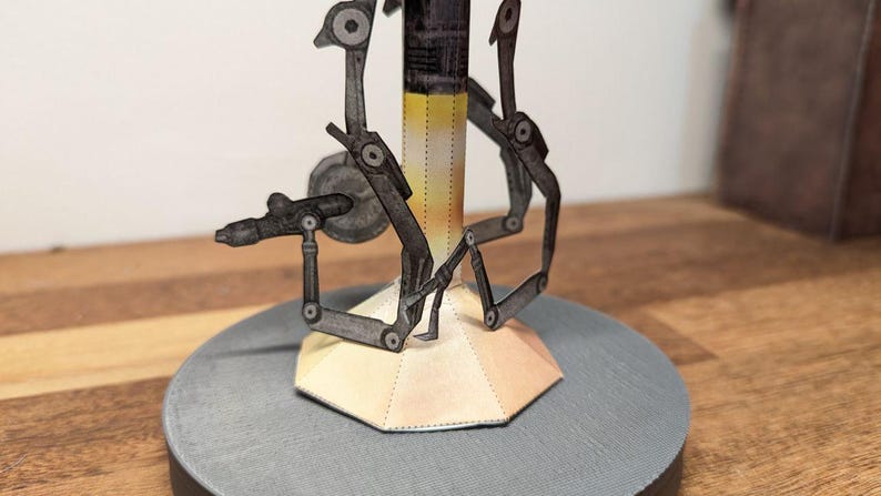 Fallout Mr.handy Robot Figure Papercraft Print - Etsy