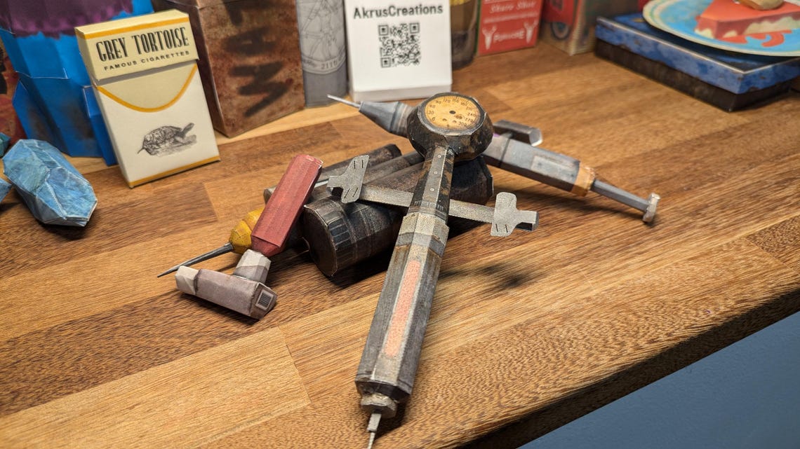 Fallout Chems Printable Papercraft Bundle - Etsy