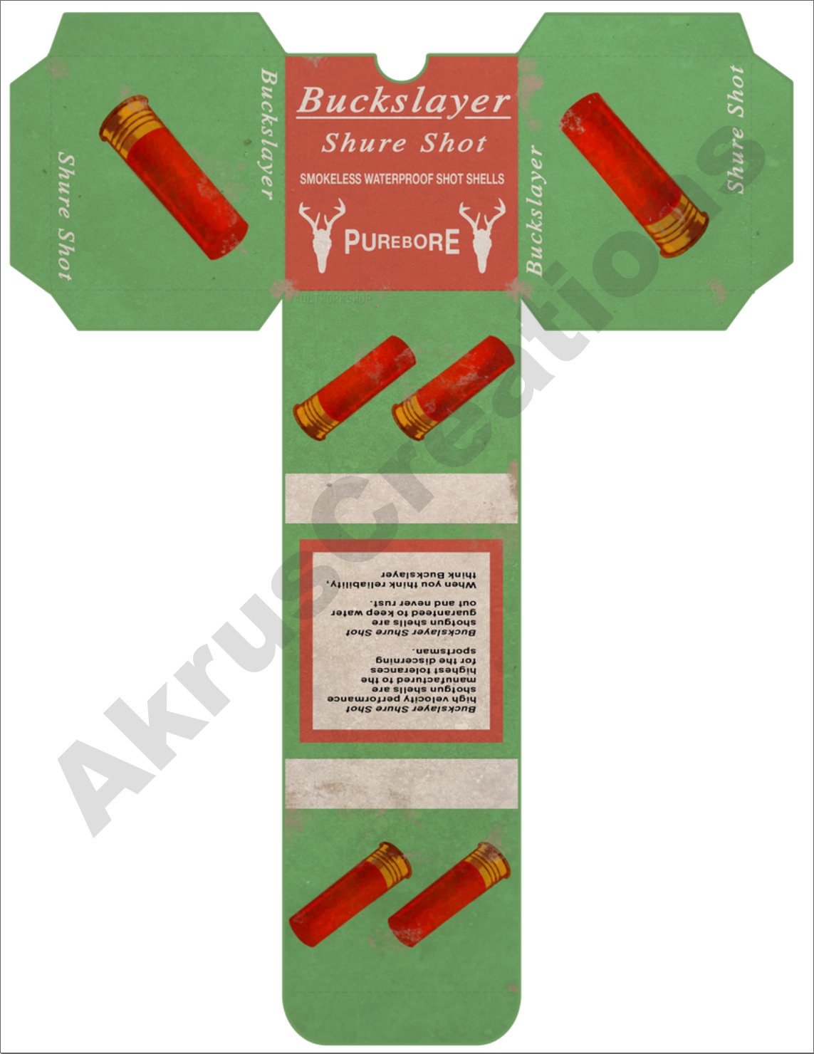 Fallout 4 Shotgun Shell Box Printable Cutout - Etsy