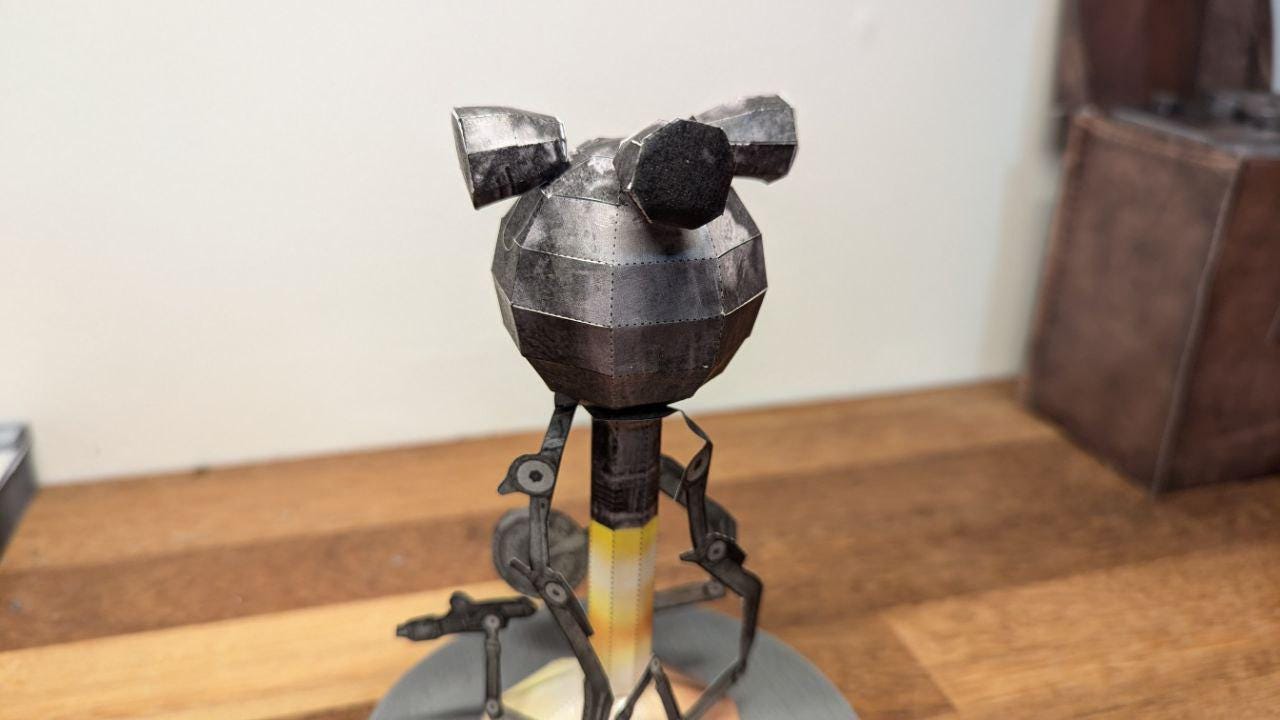 Fallout Mr.handy Robot Figure Papercraft Print - Etsy