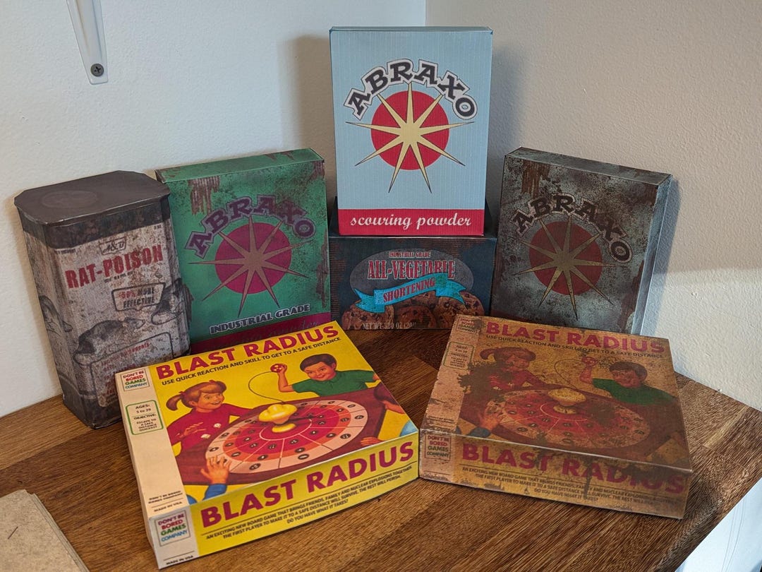 Wasteland Household Papercraft Props | Digital Files | DIY - Etsy UK