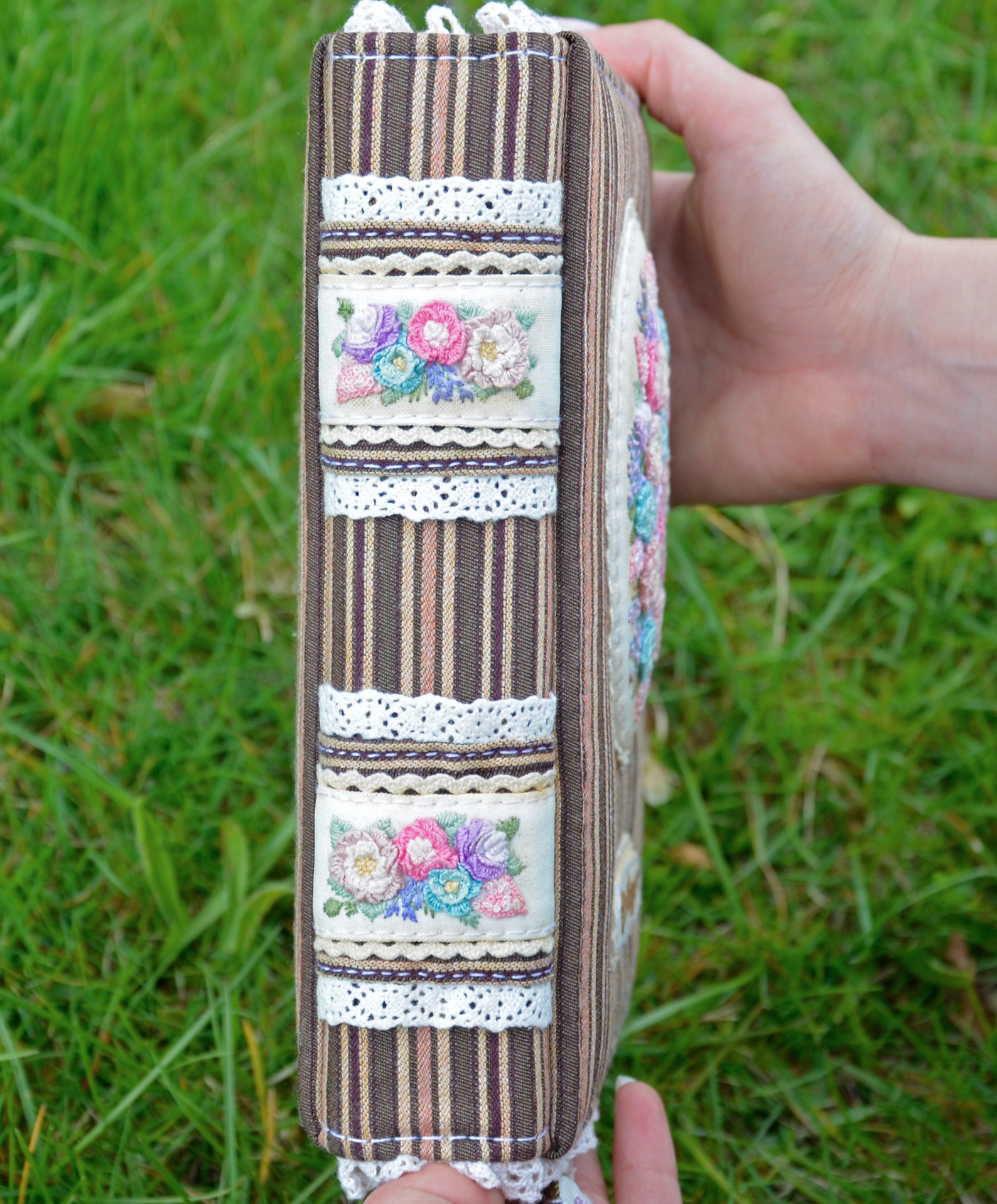 Original A5 Handmade Vintage Style Notebook Brazilian Style Embroidery ...