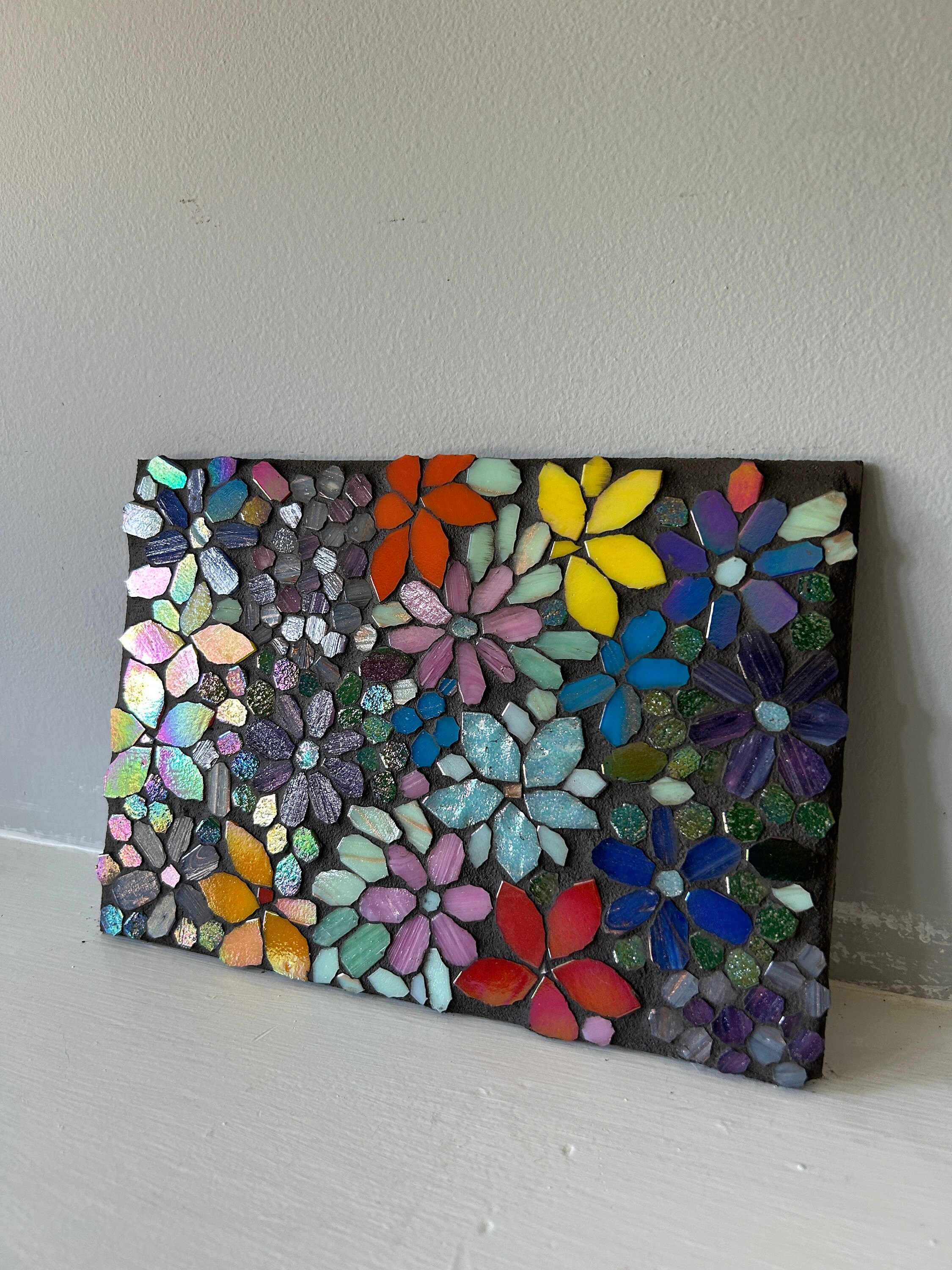 Floral Shimmer Mosaic - Etsy