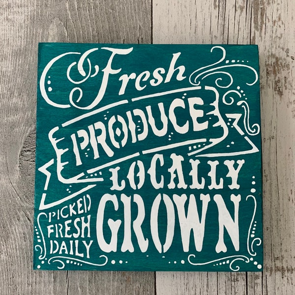 Produce Sign - Etsy UK