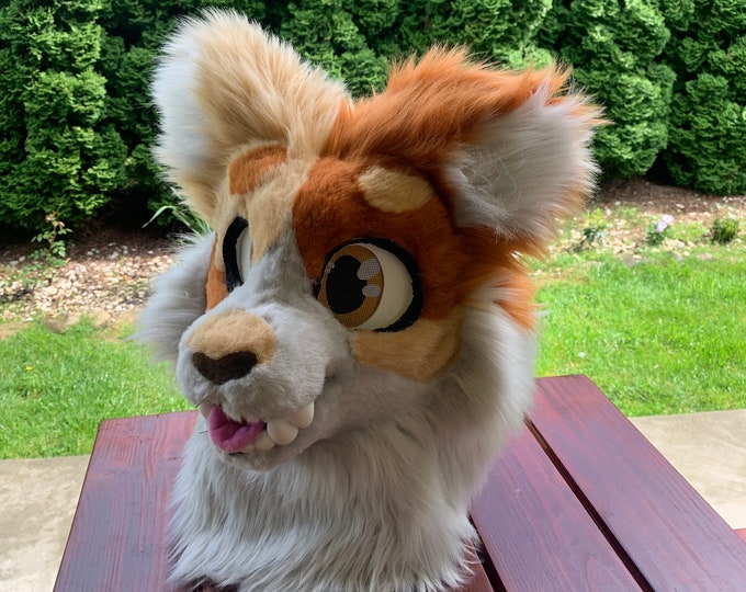 Premade Calico Cat Fursuit Head - Etsy