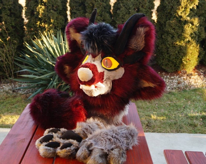 Hellhound Fursuit Partial - Etsy