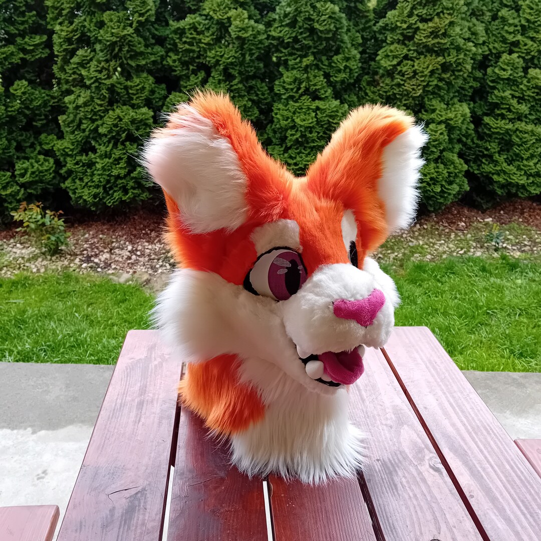Premade Orange Cat Fursuit Head - Etsy Australia