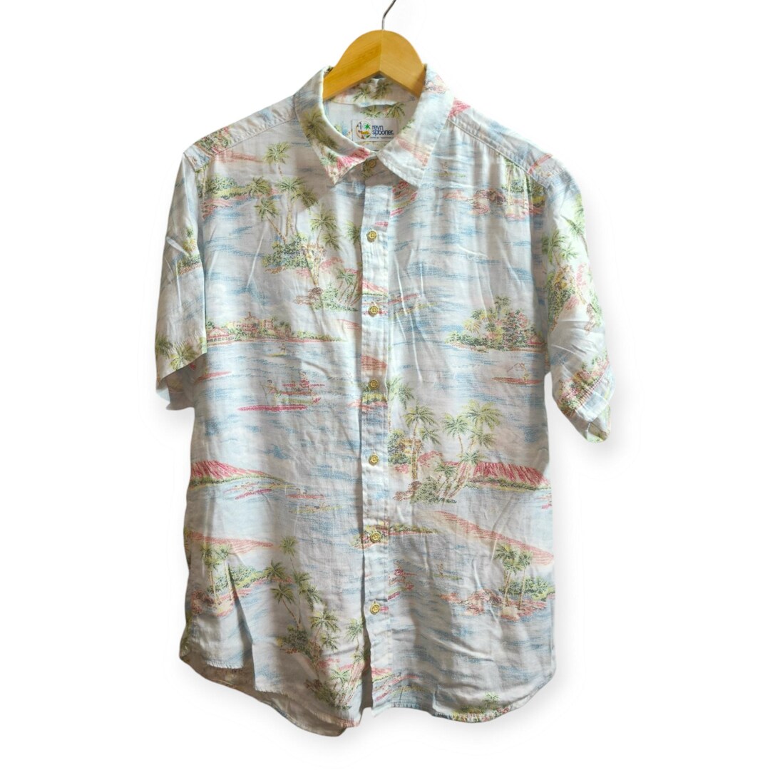 Reyn Spooner Bayflow Hawaiian Fullrpint Shirt - Etsy