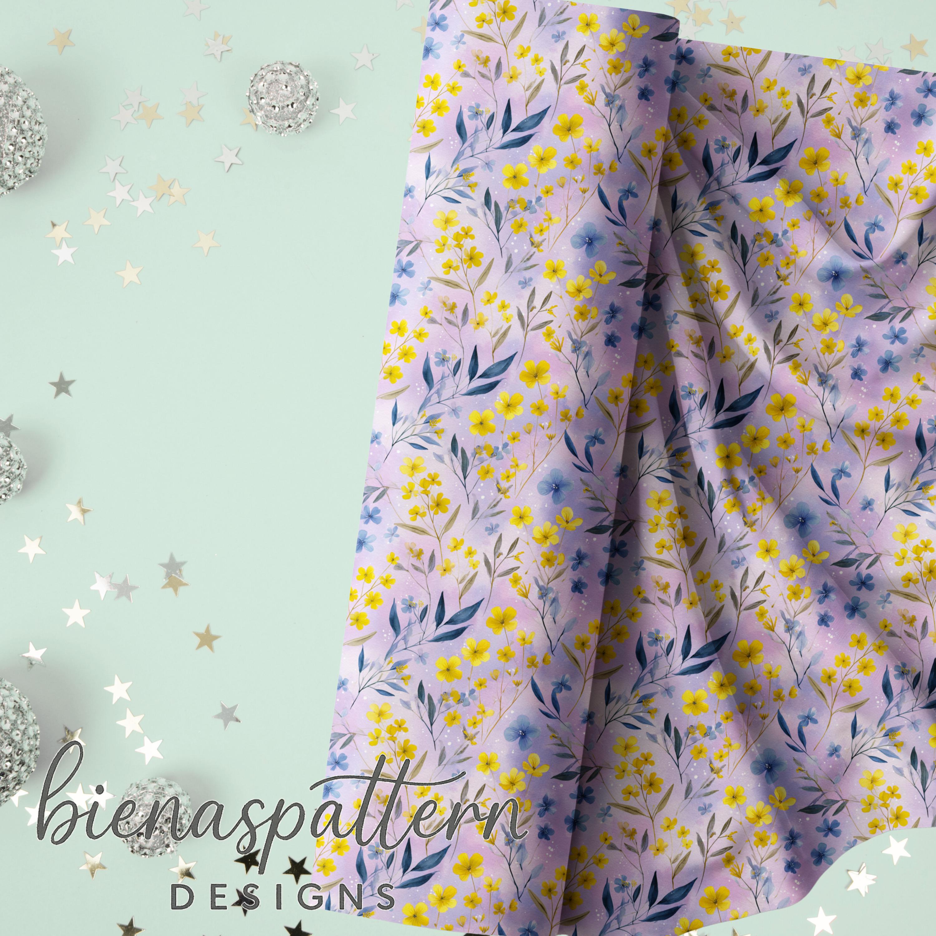 Watercolor Spring Wildflower Pattern - Etsy