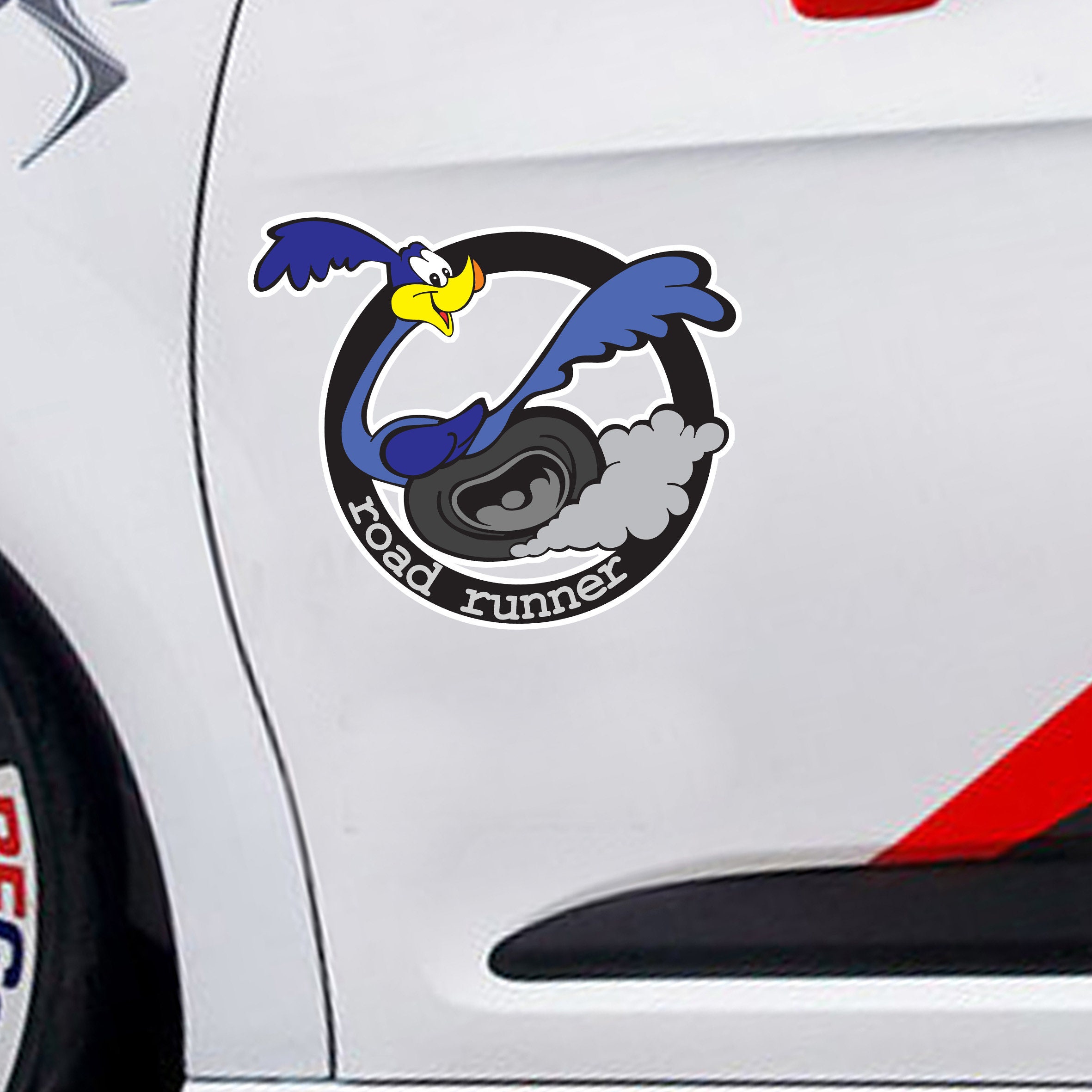 1 sh. road runner roadrunner decal sticker gang sheet UV print | Etsy