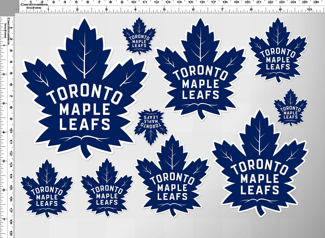 1 sh. toronto maple leafs decal sticker gang sheet UV print | Etsy