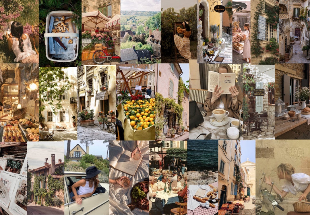 South of France Wall Collage Kit (digital) - 25 or 50 Pcs - Etsy