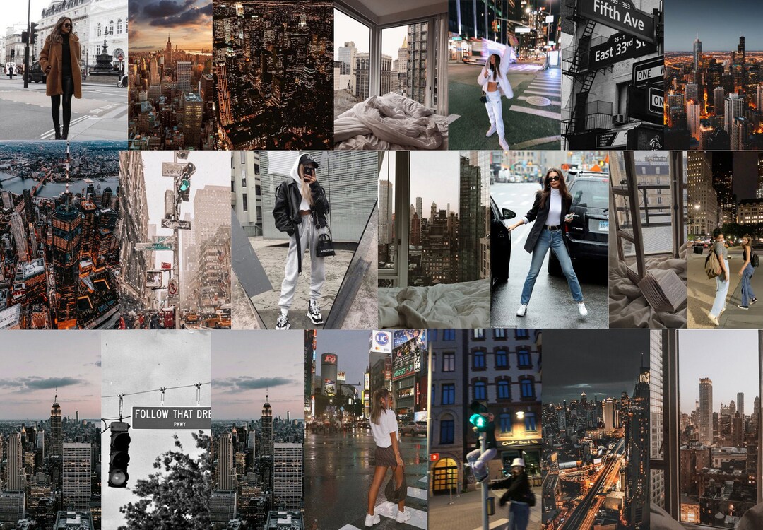 Metro Wall Collage Kit (digital) - 50pcs - Etsy