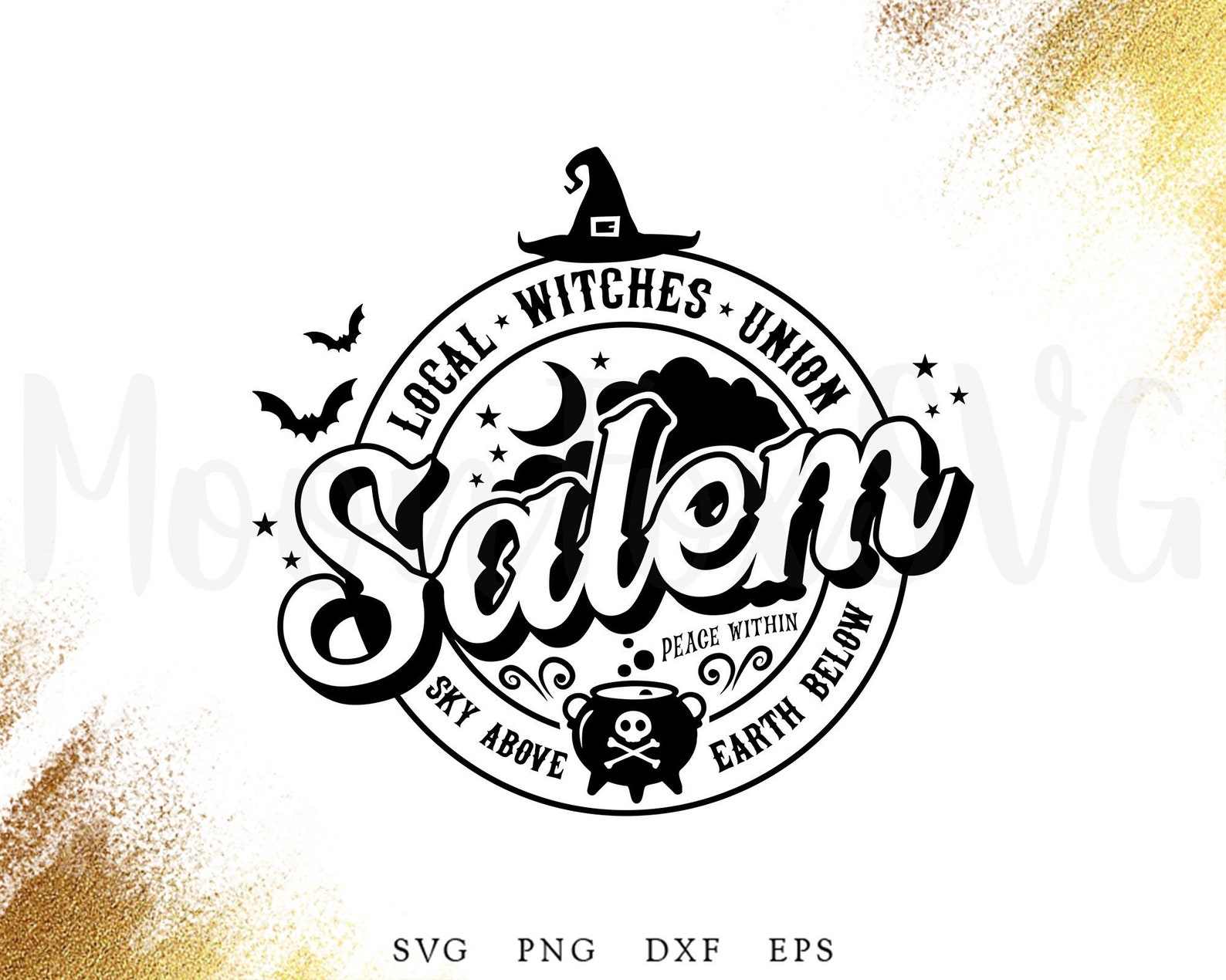 Local Witches Union Salem Svg Halloween Witches Svg Witch - Etsy