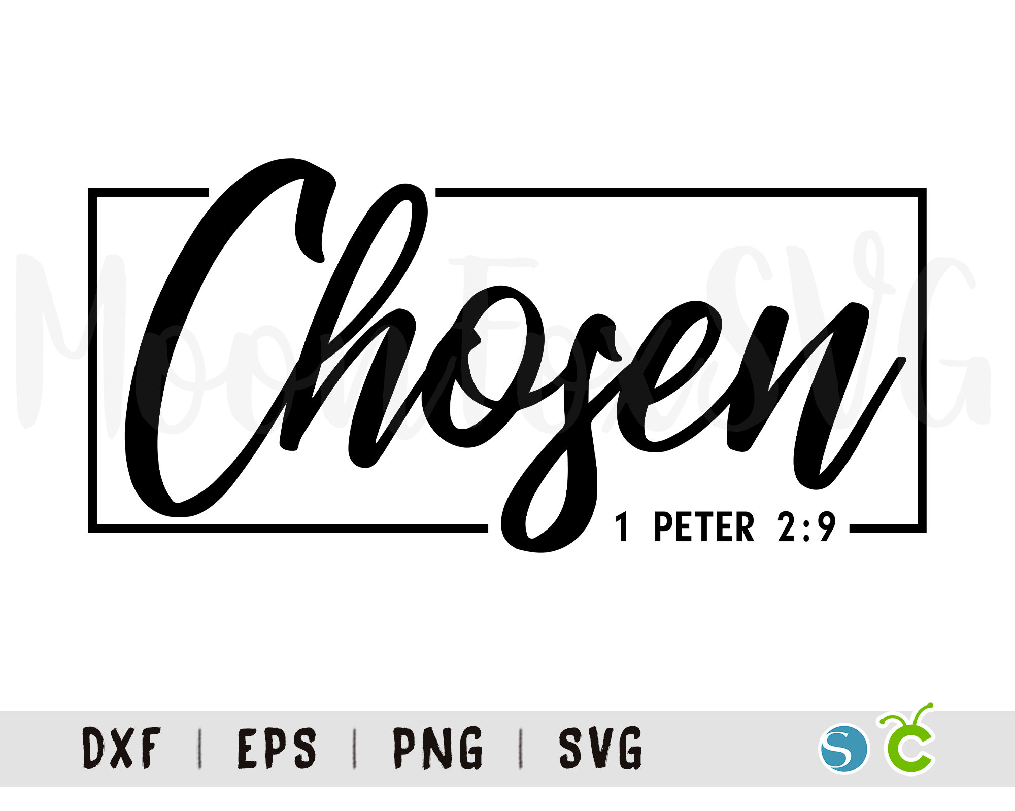 Chosen SVG Hand Lettered SVG Christian Svg Religious Svg - Etsy