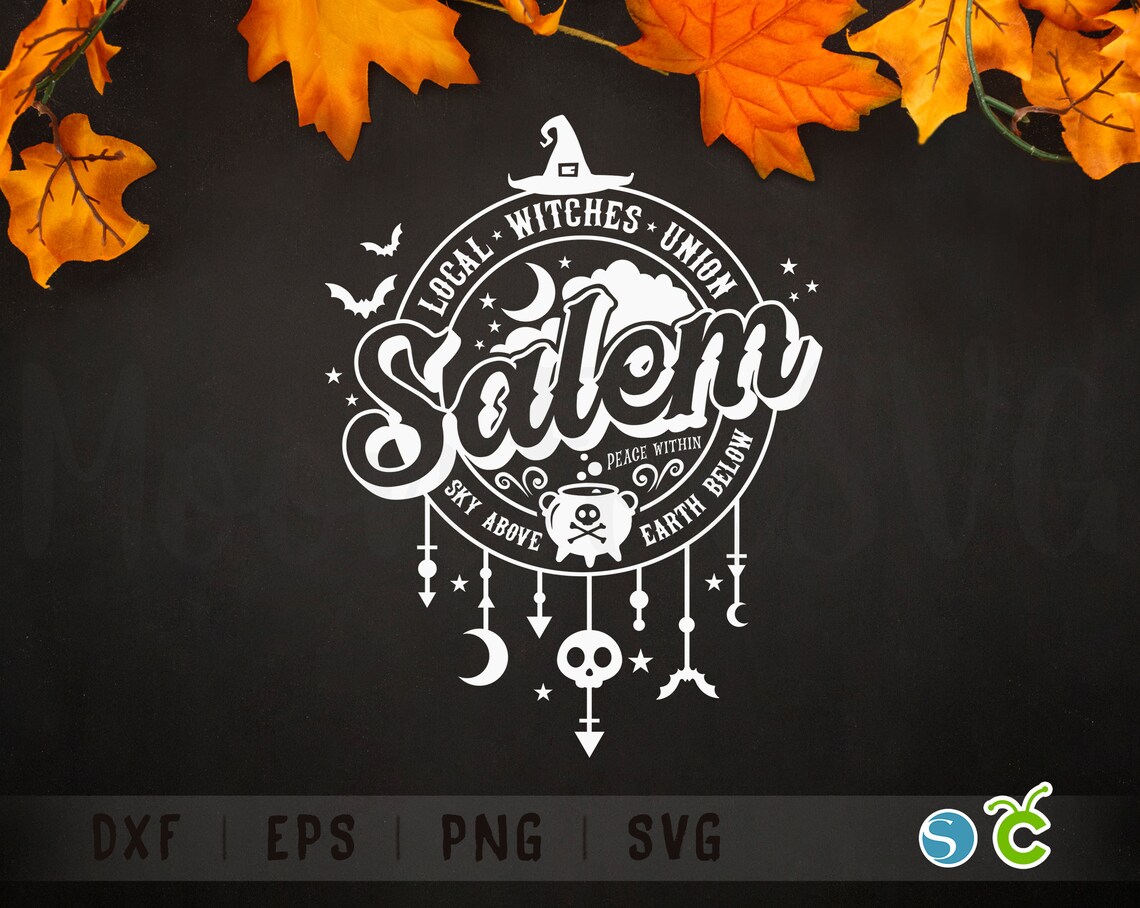 Local Witches Union Salem Svg Halloween Witches Svg Witch - Etsy