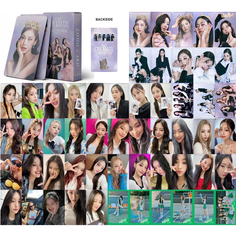 ITZY Checkmate Photocards Set 54 Pieces Kpop ITZY Merch: - Etsy