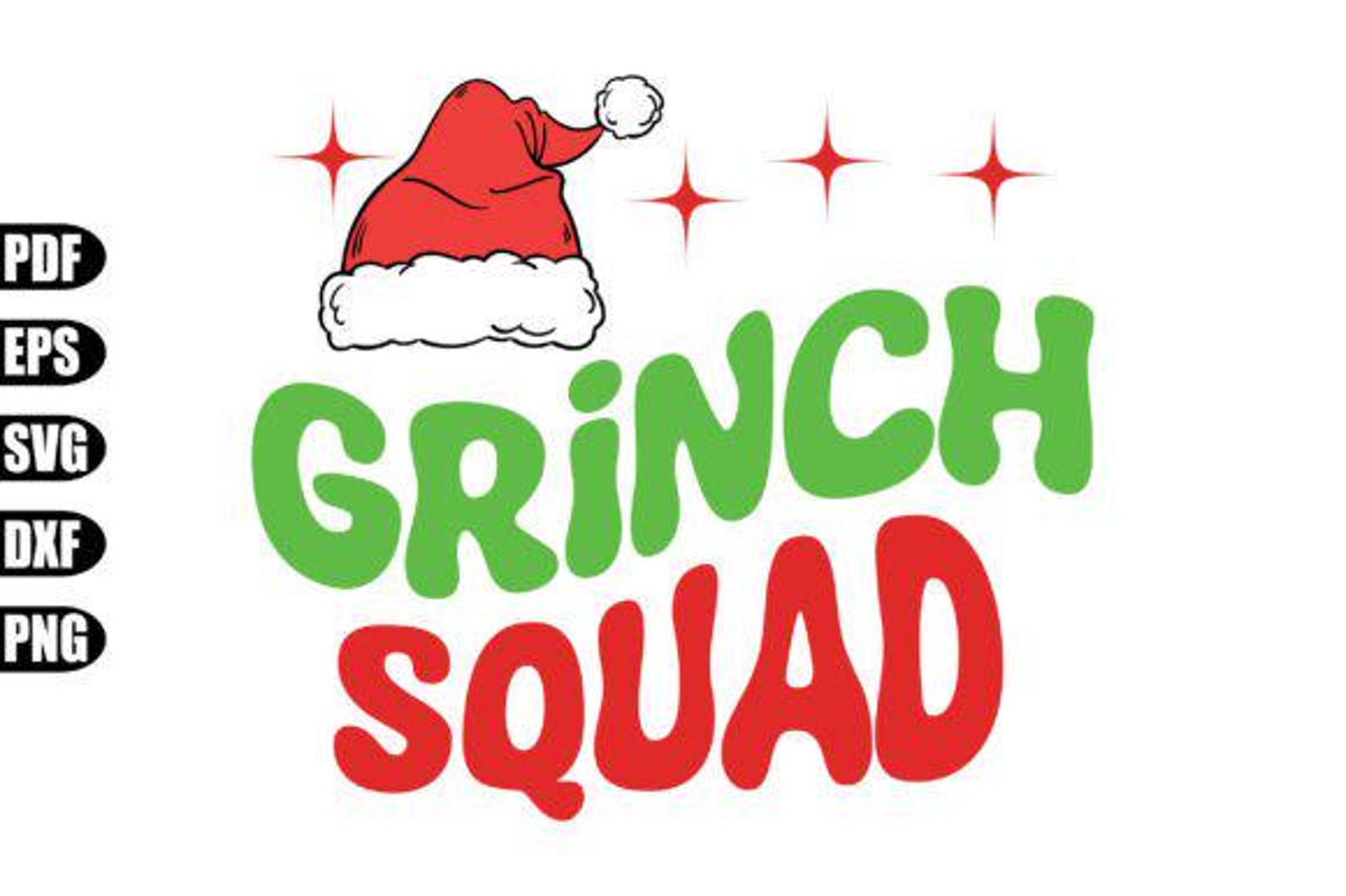Grinch Squad Grandma Nana Grandpa SVG PNG - Etsy
