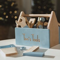 Kids Toolbox, Kids Toy Toolbox, Wooden Tool Box, Toolbox, Children's ...