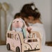 Personalized Pull Along Toy Box for Toddlers,wooden Car Push and Pull ...