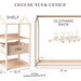 Personalized Kids Clothing Rack for Boys, Montessori Playroom Toy ...