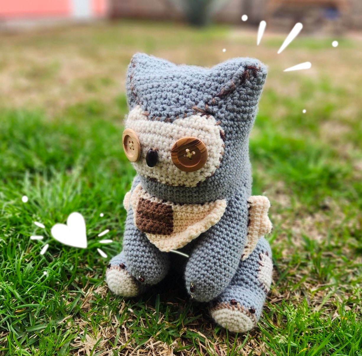 D&D Owlbear Handmade Crochet Plush Made to Order - Etsy
