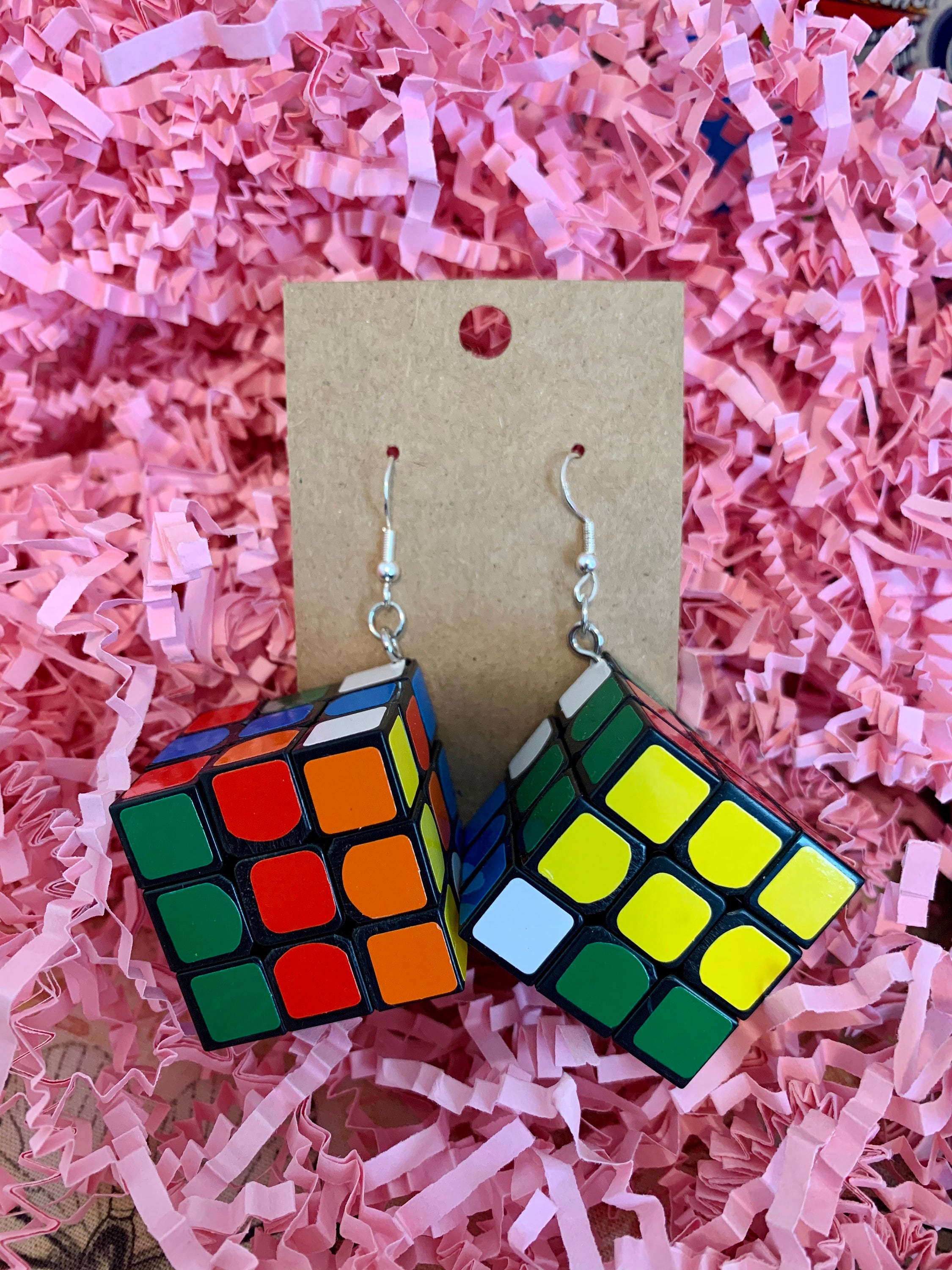 Rubiks Cube Earrings | Etsy