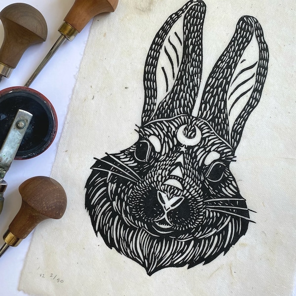 Lino Block - Etsy