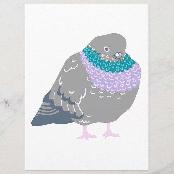 Pigeon Art - Etsy