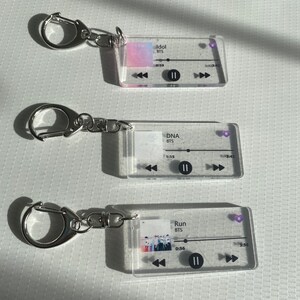 Bangtan BTS Song Keychain Merch Blind Bag Random BTS Song Perfect Gift ...