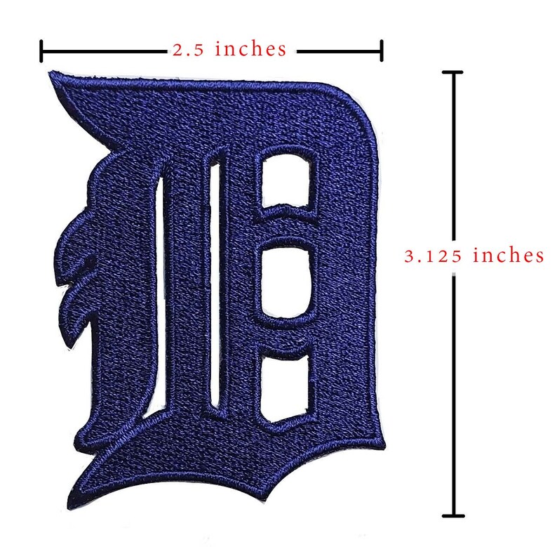 Detroit Sport Patches Logo Iron on Sewing on Clothes - Etsy