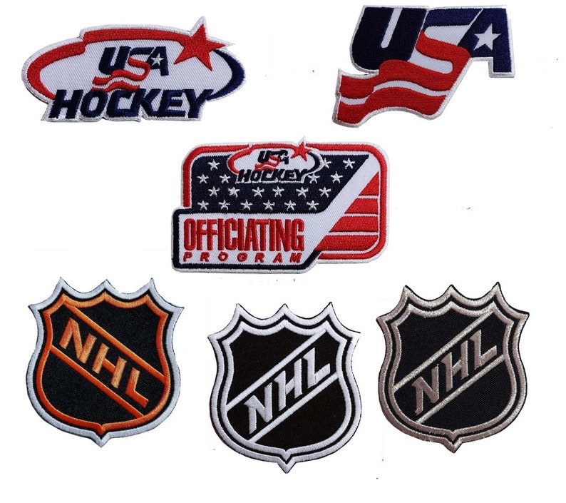 NHL Sport Patches Logo Iron on Sewing on Clothes - Etsy