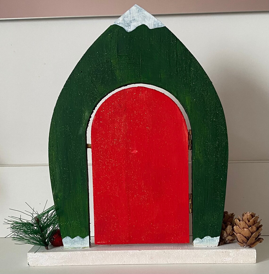 Christmas Elf Door to Santas Workshop Magical Elf Door Hand - Etsy