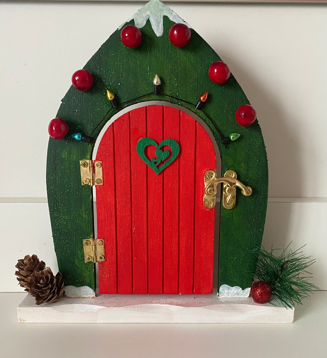 Christmas Elf Door to Santas Workshop Magical Elf Door Hand - Etsy