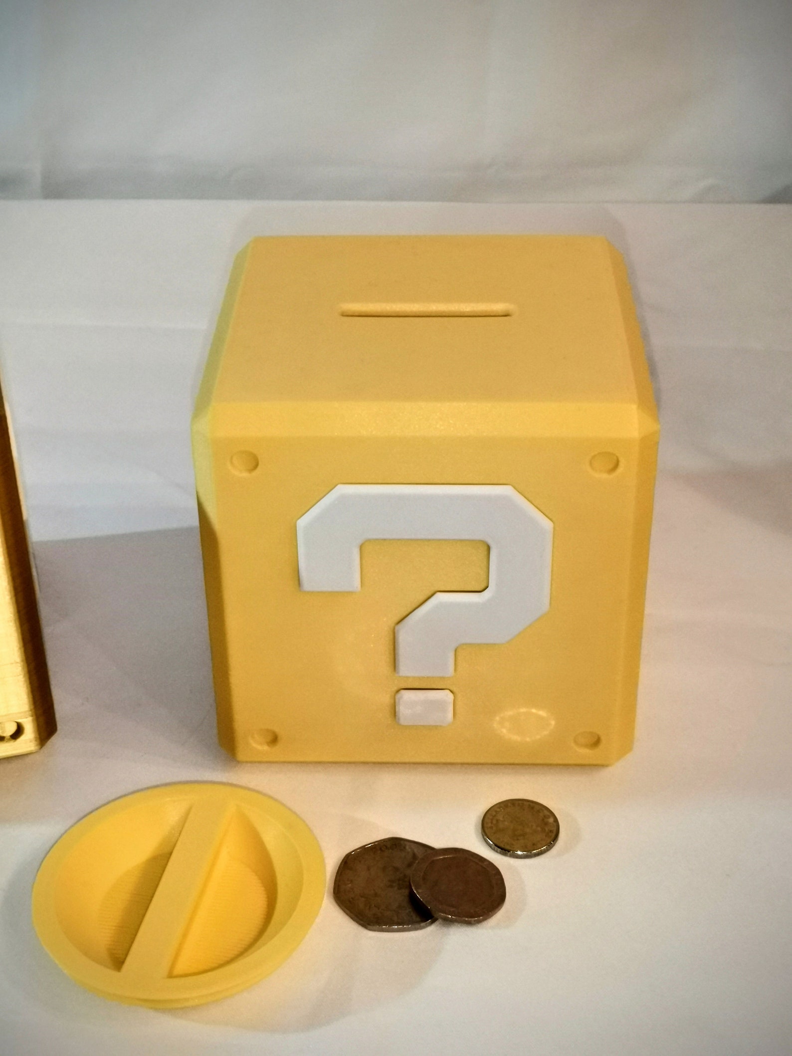 Money Box Super Mario Brothers Question Mark Block 3D Printed - Etsy UK