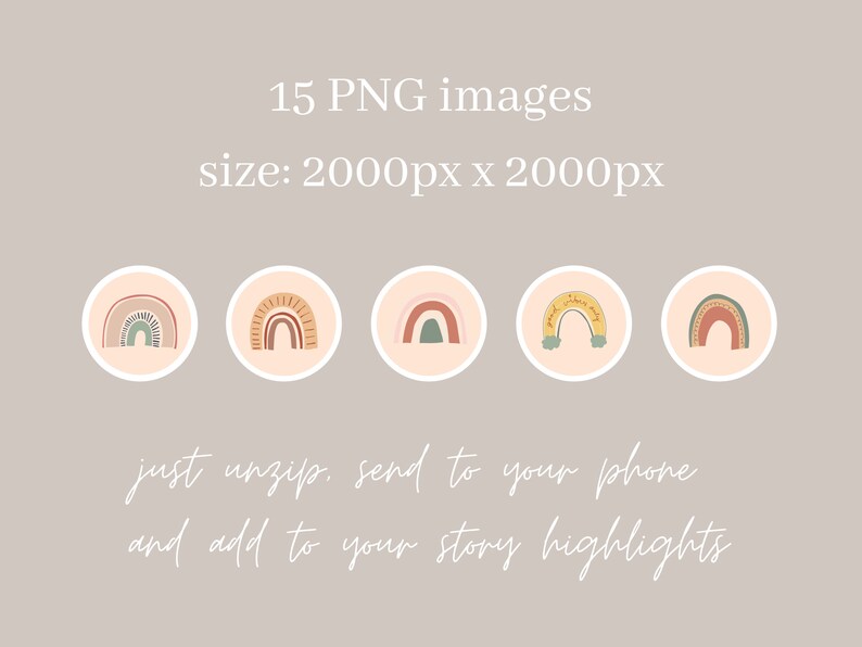 Boho Instagram Highlight, Instagram Highlight Set, Instagram Highlight ...