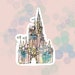 Watercolor Cinderella Castle Sticker - Etsy