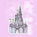 Pastel Colored Cinderella Castle Sticker - Etsy