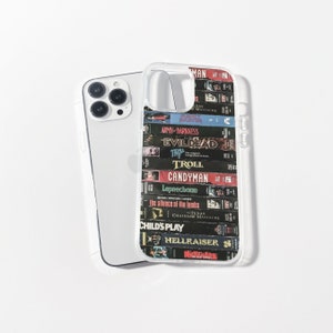 Retro VHS Phone Case Horror Movie Cover Fit for iPhone 15 14 13 12 11 ...