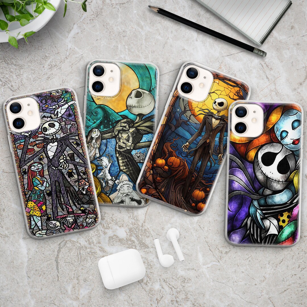 Nightmare Before Christmas Phone Case Jack Skellington Cover for iPhone ...