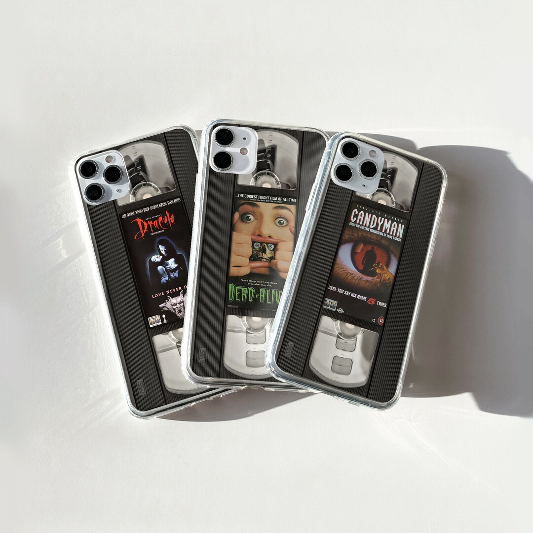 Horror Movie Phone Case VHS 90s Retro Spooky Cover Fit for iPhone 15 ...
