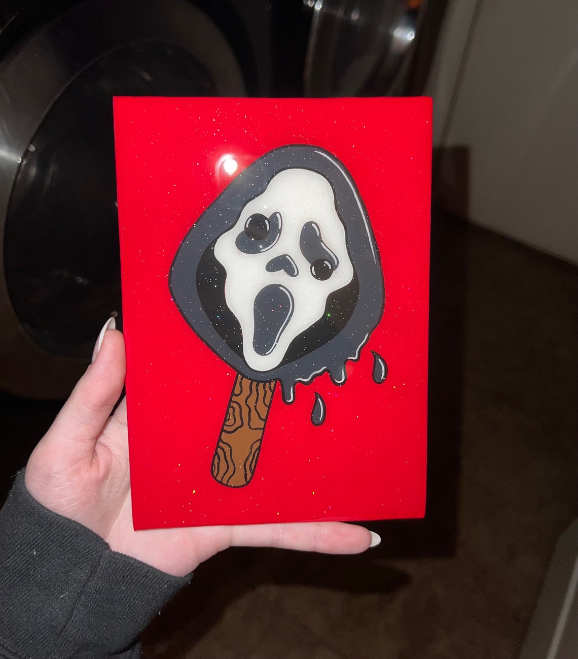 Ghost Popsicle Painting - Etsy